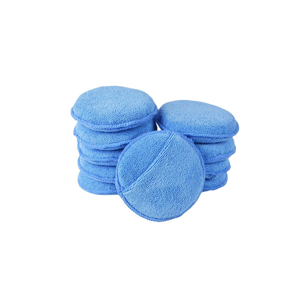 MICROFIBER 80MM APPLICATOR PAD W/BAND X 10 PACK – Autosmart New Zealand